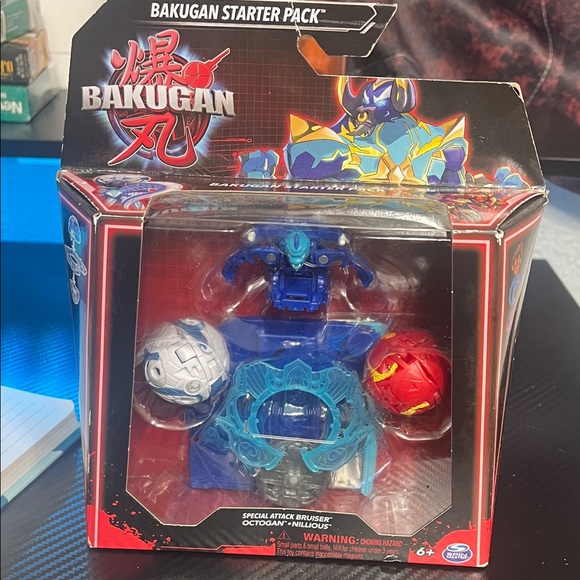 Bakugan | Toys | Bakugan Starter Pack Action Figures Blue Red White ...
